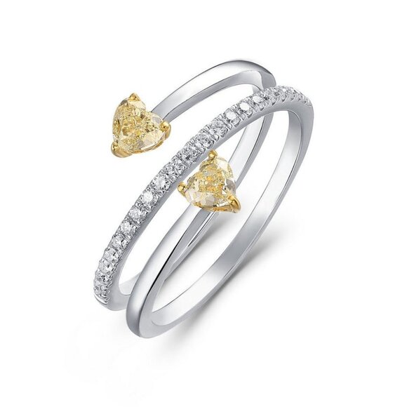AdornA | Jewelry | Heart 4k Or 18k Upon Request White Gold Diamond ...